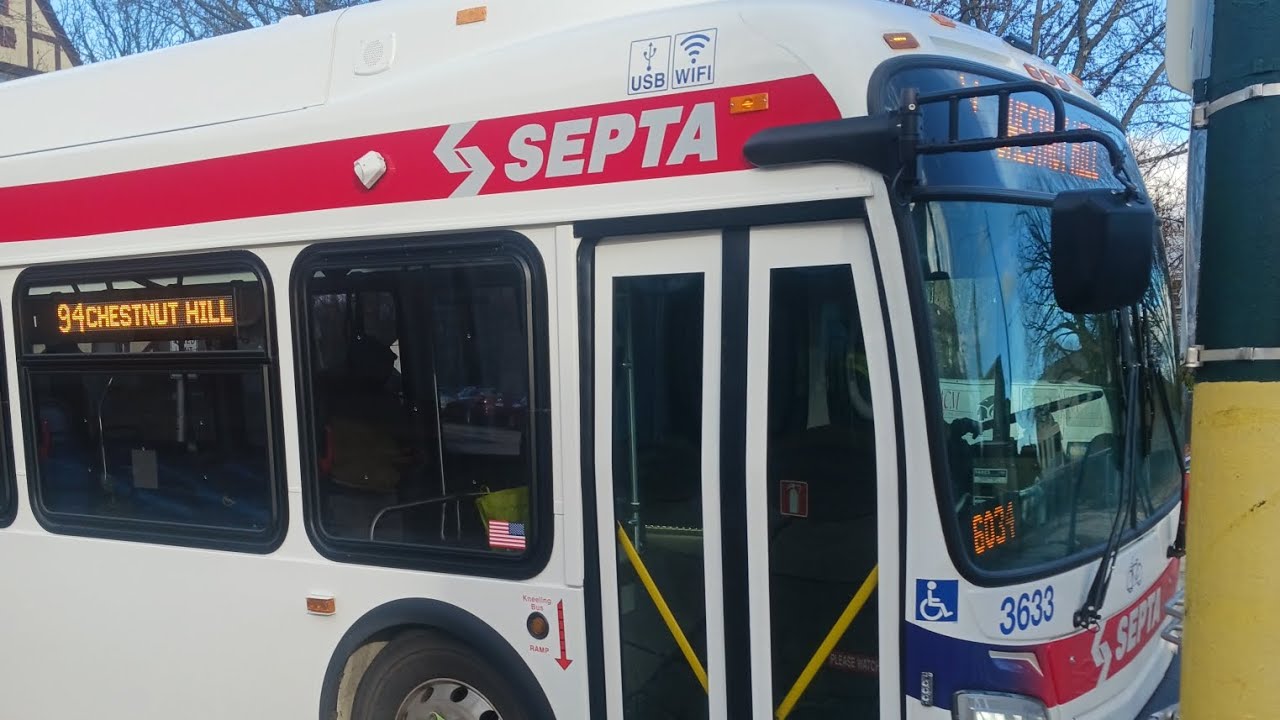 Front view ride Septa XDE40 3633 on Rt 97 to Norristown TC - YouTube