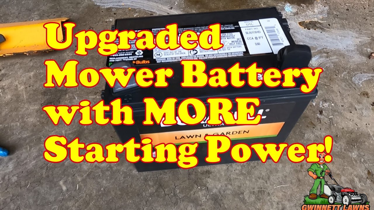Upgraded Mower Battery with MORE Starting Power| Most Zero Turns, Walk ...