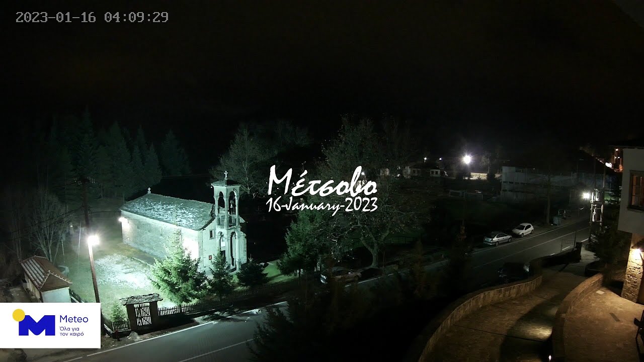 🐻‍ ️ 16-January-2023, Κάμερα Μετσόβου Timelapse, Timelapses.gr 🇬🇷 - YouTube