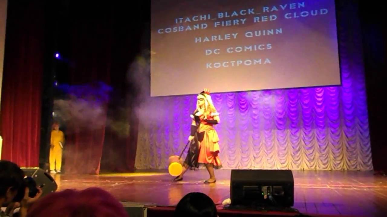 Itachi_Black_Raven (Cosband Fiery Red Cloud) - Harley Quinn - DC Comics - Кострома #KeyCon 2016 ...