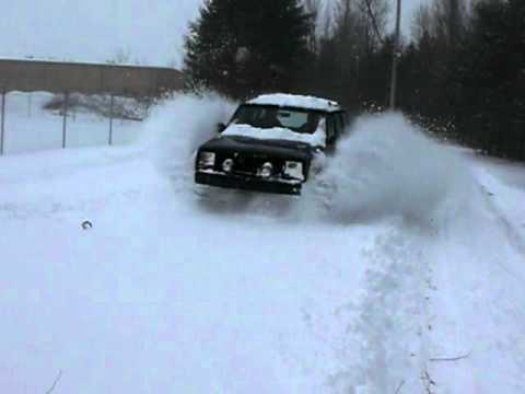 JEEP XJ IN SNOW - YouTube