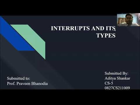 Interrupts and its Types - Operating System - YouTube