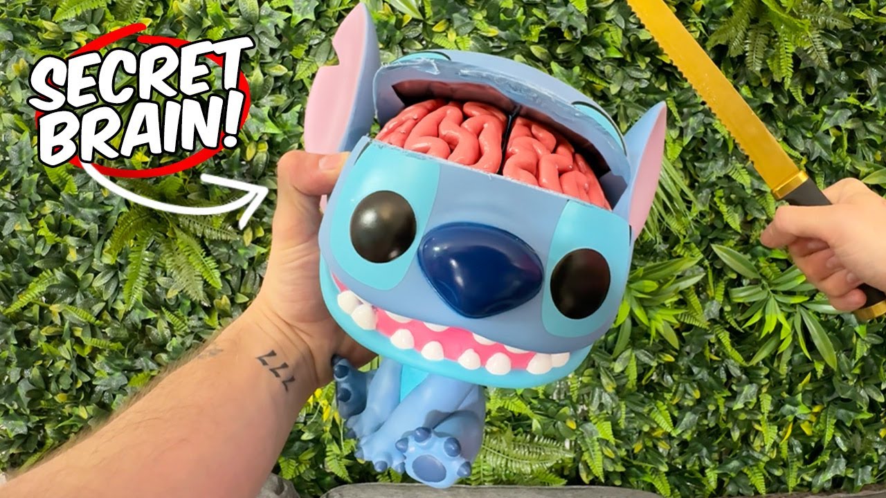 Secret Brain inside Stitch Funkopop! - YouTube
