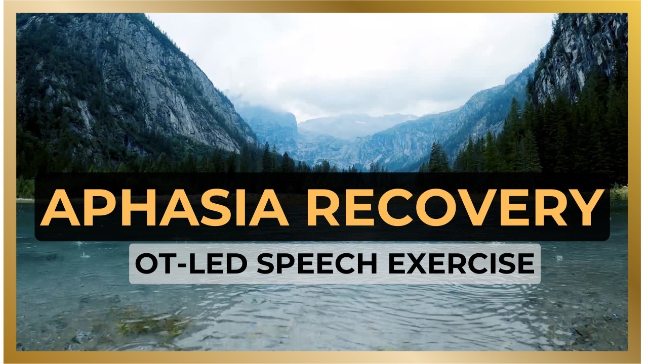 🌿 Aphasia & Stroke Recovery Meditation | OT-Guided Speech Exercise for ...