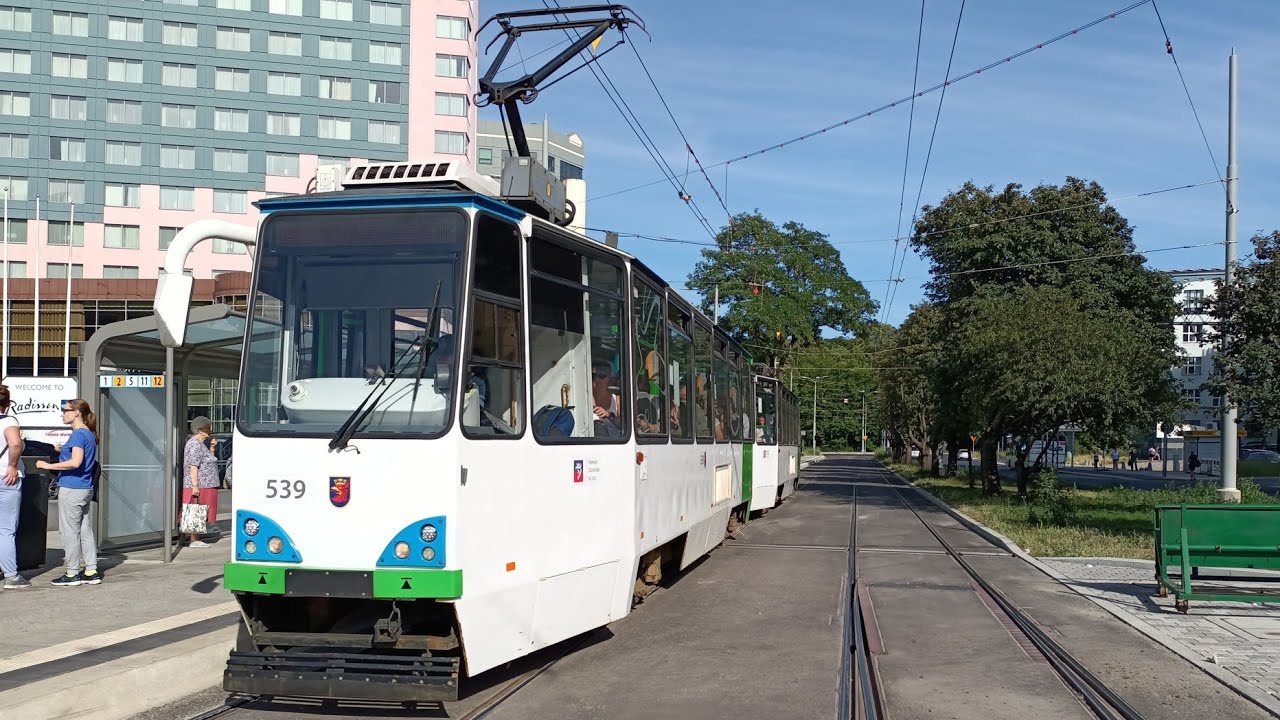 Tramwaje Szczecińskie - Linia 11 - Konstal 105Ng/2015 #539+540 - YouTube