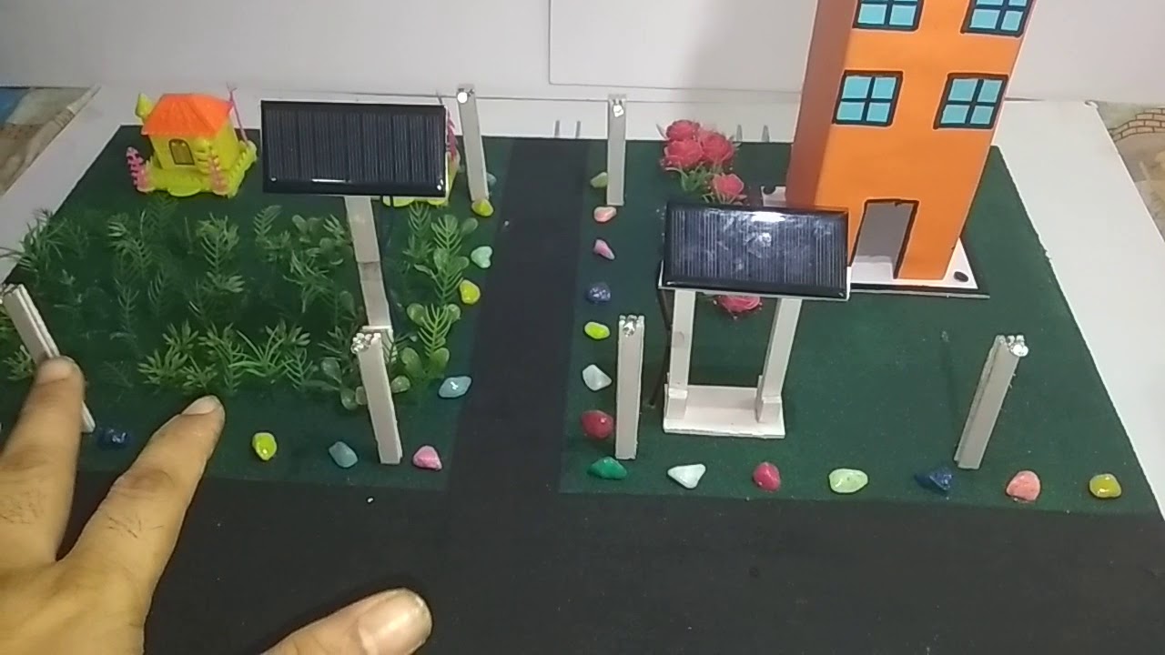Solar City Working Model For Science Fair (English) - YouTube