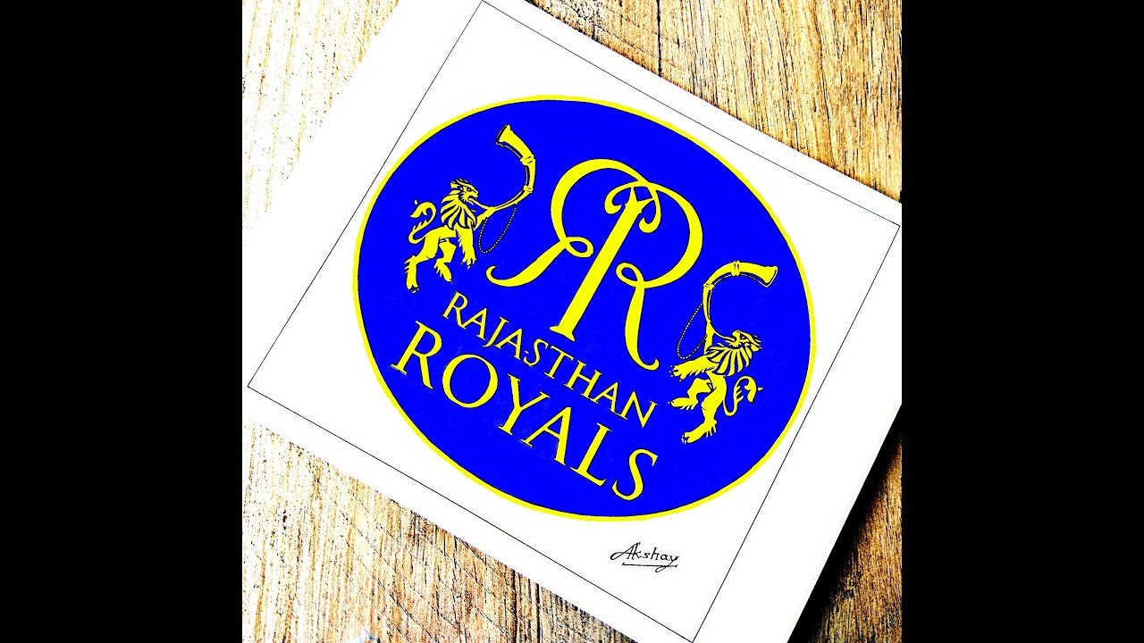 How To Draw Rajasthan Royals Logo | RR | IPL - YouTube