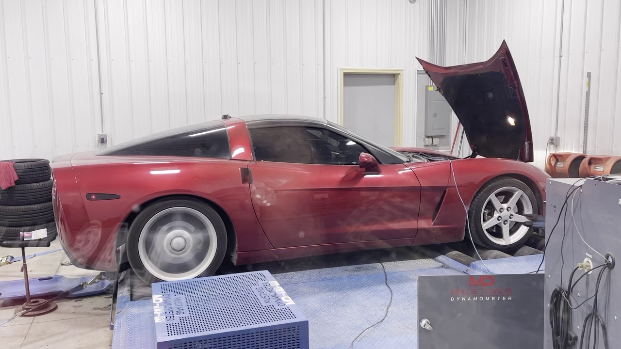 C6 LS2 headers intake and exhaust tuned - YouTube