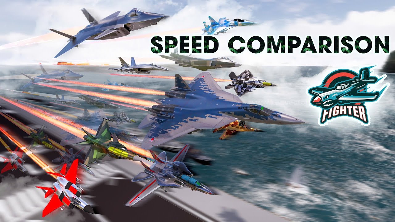 COMPARISON 3D SPEED - Fastest Fighter Jet - YouTube