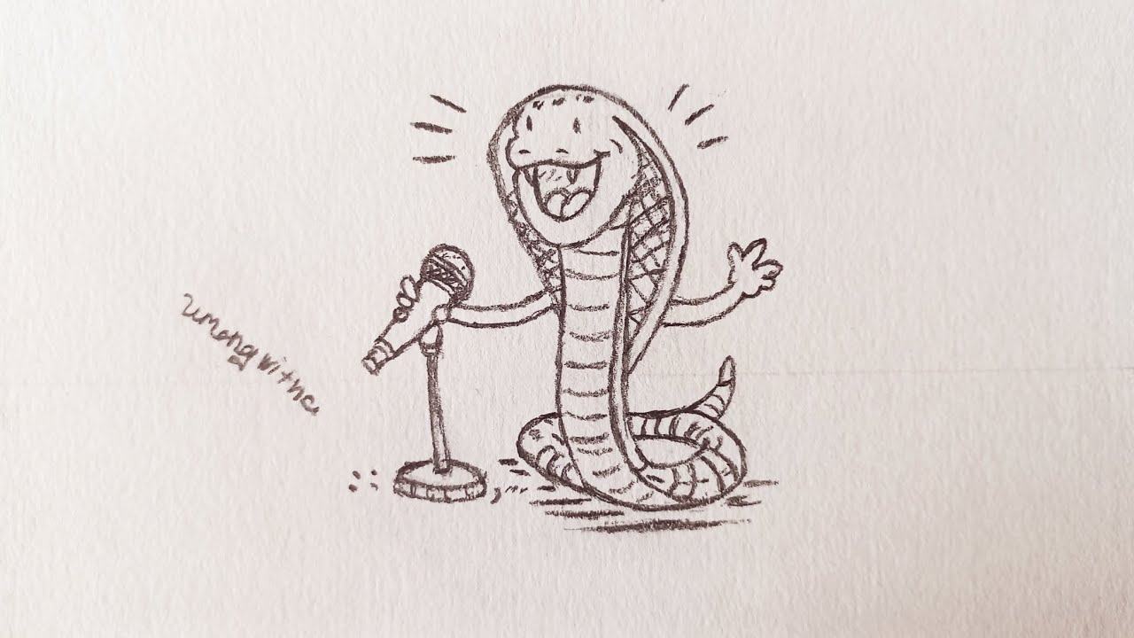 How To Draw “Singing Serpent: The Cobra with a Voice!” | Easy - YouTube