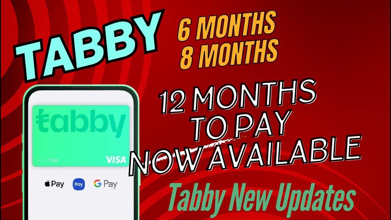 12 Months To Pay!! Available Now in Tabby | Tabby New Updates - YouTube