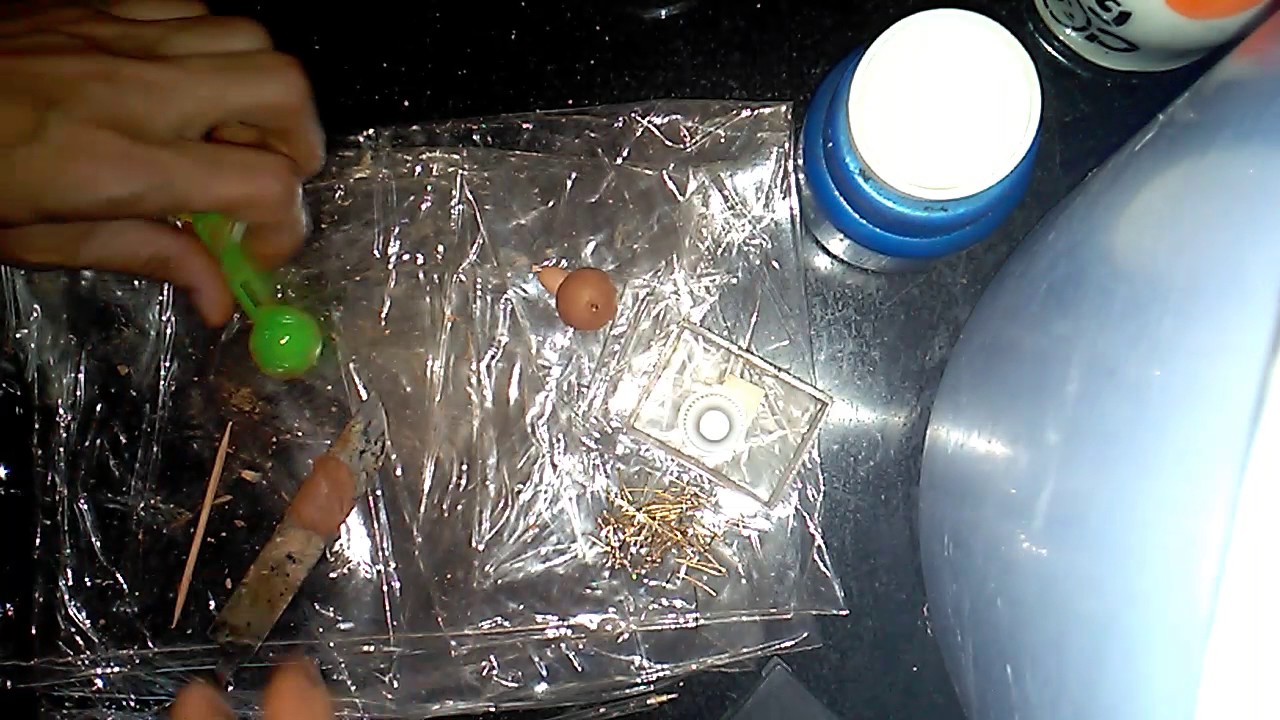 Terracotta Jhumka making with spoon method terracotta jewellery - YouTube