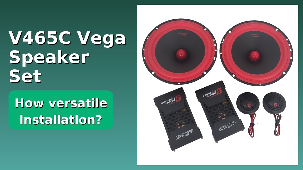 REVIEW (2026): V465C Vega Speaker Set. Features. - YouTube