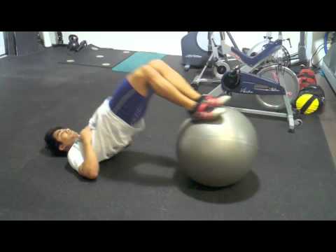 Ball leg curls.mov - YouTube