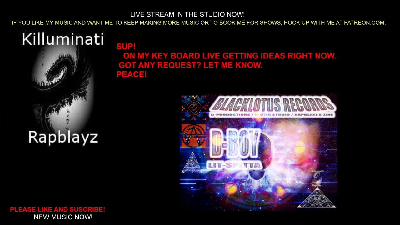 KILLUMINATI RAPBLAYZ Live Stream making tracks live - YouTube