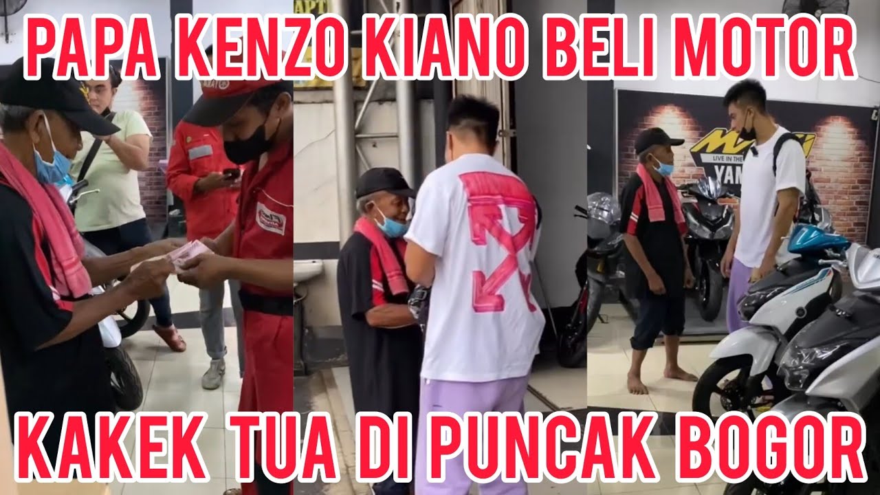 KENZO KIANO PAPA BELIIN MOTOR KAKEK DI PUNCAK BOGOR ️ - YouTube