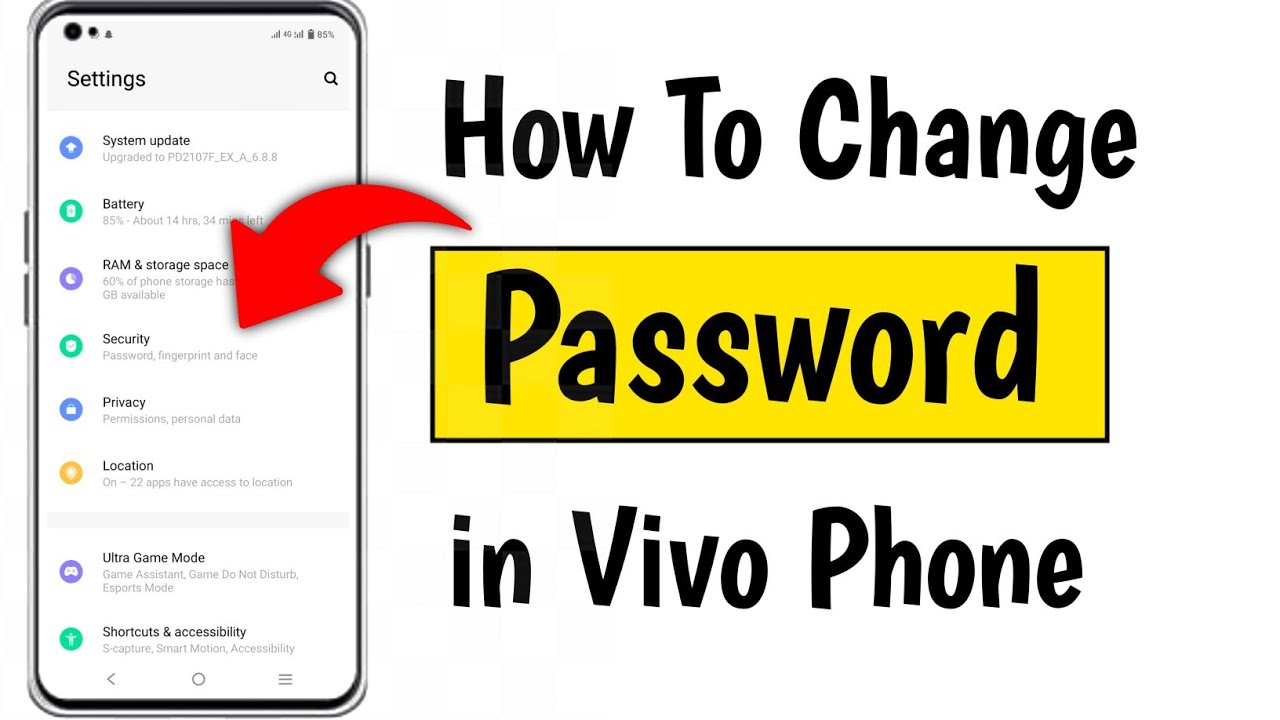 how to set password in vivo phone | vivo ke phone ka password kaise ...