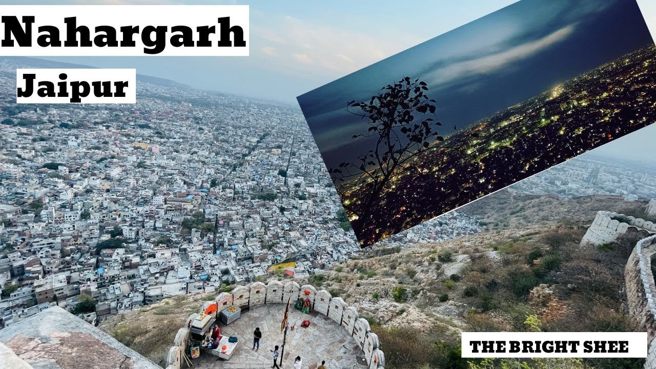 Jaipur city Night View from NAHARGARH - YouTube