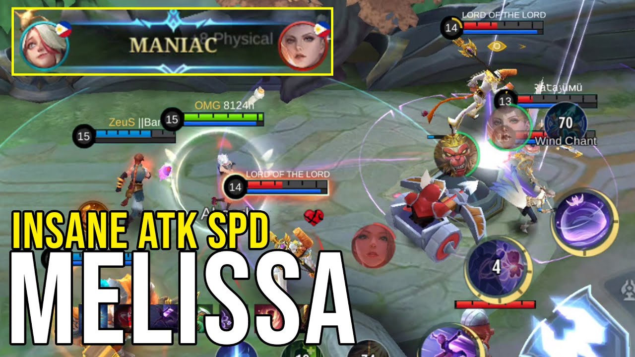 MELISSA BEST BUILD, EMBLEM SET AND COMBO 2023 | MELISSA GAMEPLAY | MLBB ...