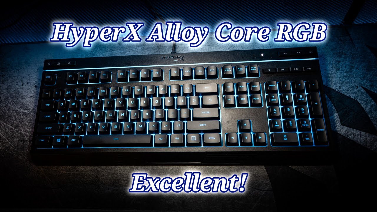 HyperX Alloy Core RGB - YouTube