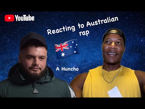 Reacting to Australian rap - A Huncho - YouTube