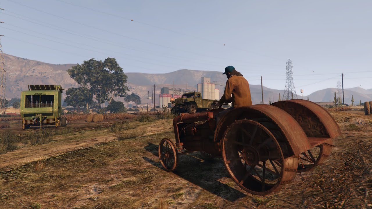 Rusty Tractor GTA V OFF ROAD REVIEW - YouTube
