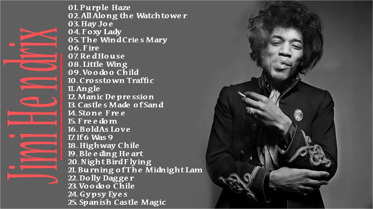 Jimi Hendrix Greatest Hits 2020 - Best songs of Jimi Hendrix - YouTube