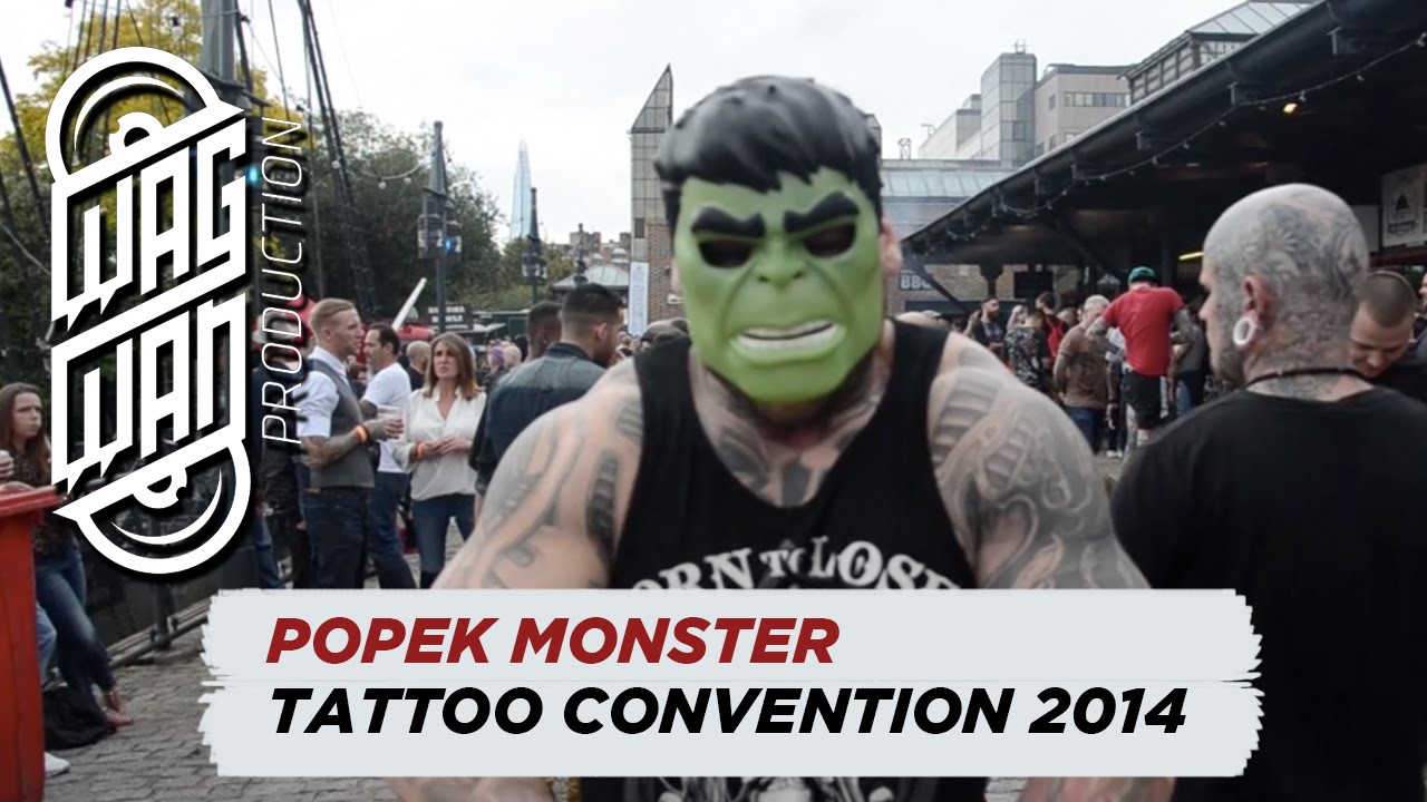 POPEK MONSTER & WAGWAN CREW @ TATTOO CONVENTION 2014 - YouTube