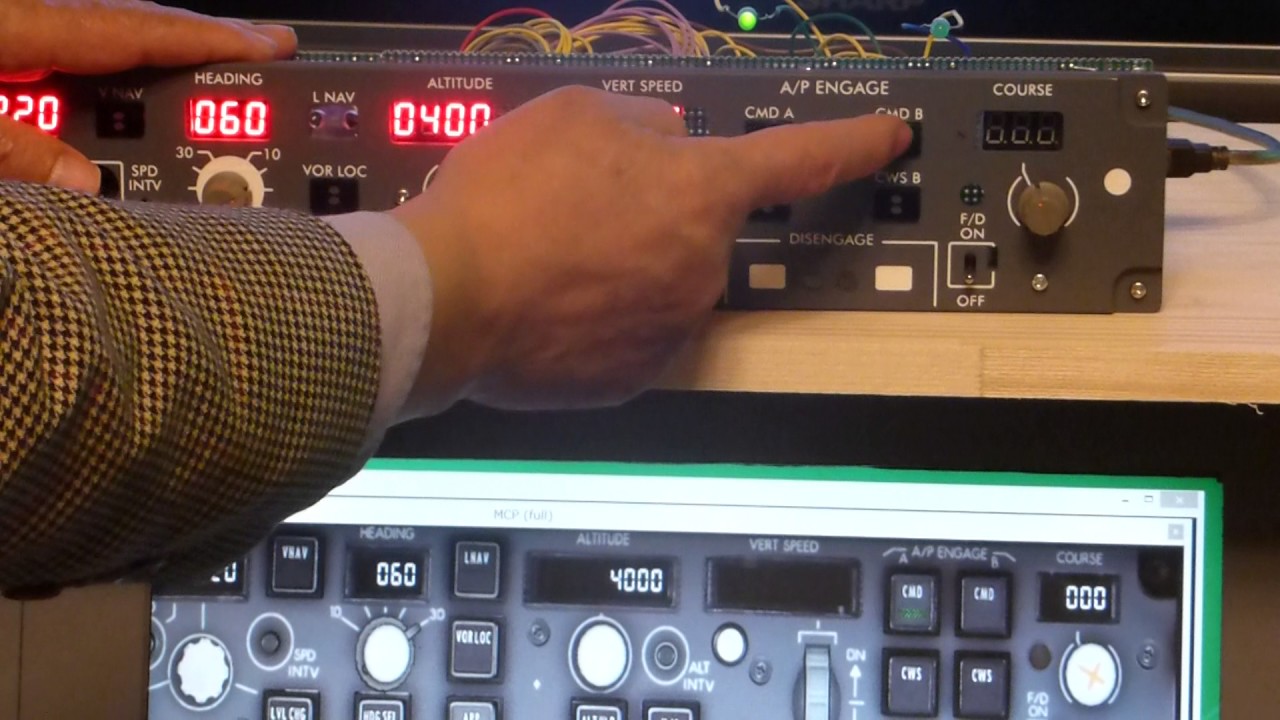 Home Made Boeing 737 MCP (8) DIY Flight Simulator Home Cockpit - YouTube