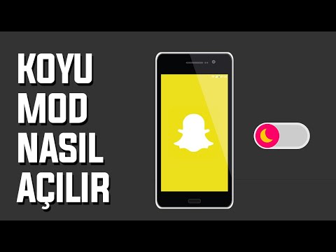 SNAPCHAT KARANLIK MOD NASIL ETKİNLEŞTİRİLİR ? | 2024