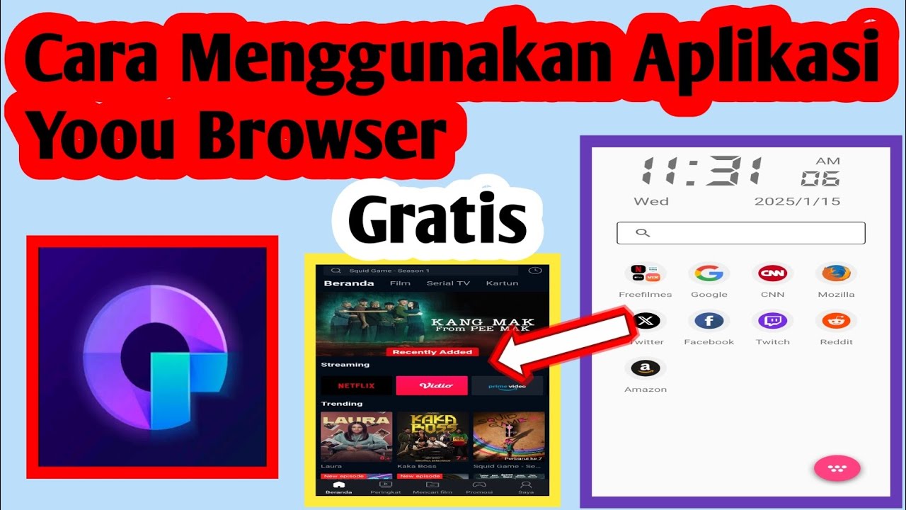 Cara Menggunakan Aplikasi Yoou Browser | Yoou Browser - YouTube