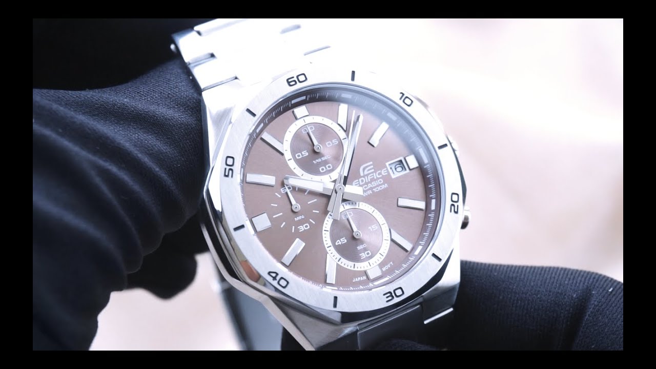 Casio Edifice EFV-640D-5AVUDF - YouTube