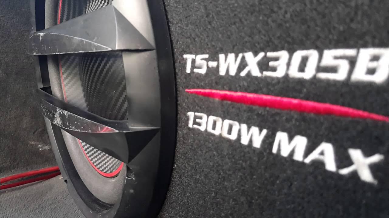 Сабвуфер pioneer ts-wx305b - YouTube