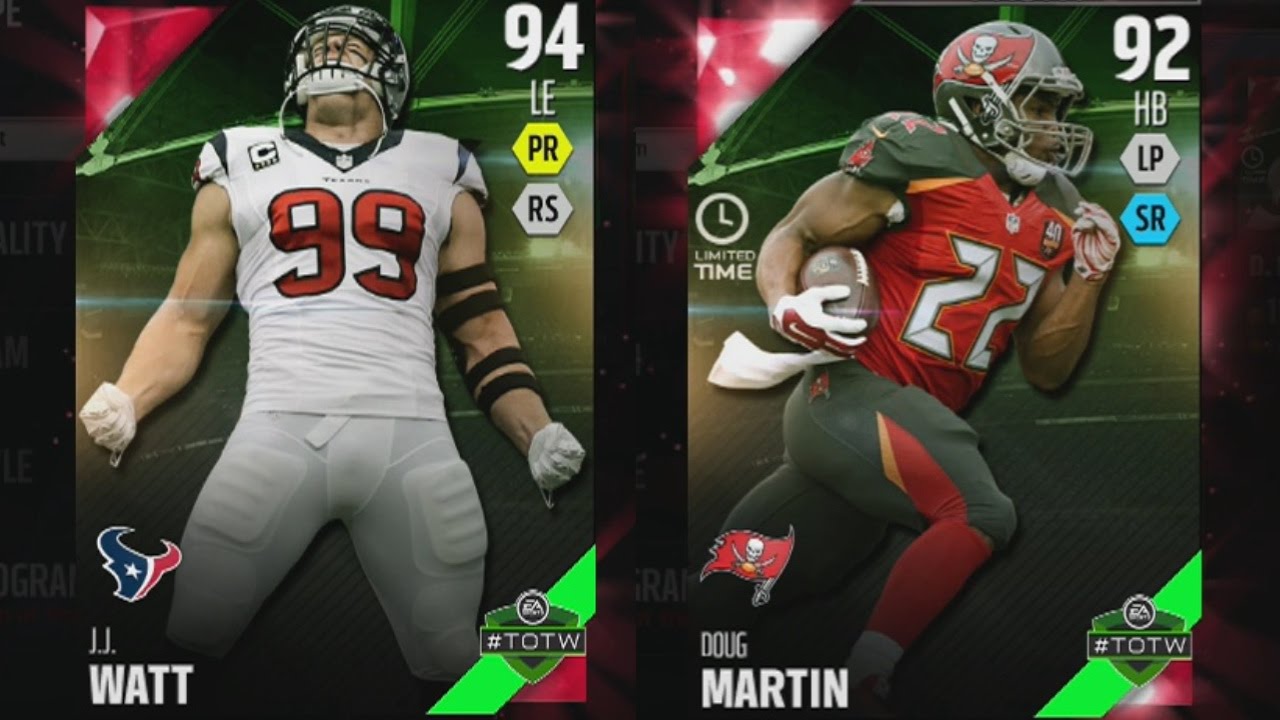 94 OVERALL JJ WATT IS INSANE! - Madden 16 Ultimate Team - YouTube