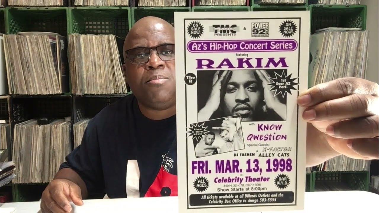 I Was Completely Starstruck After Meeting Rakim - YouTube