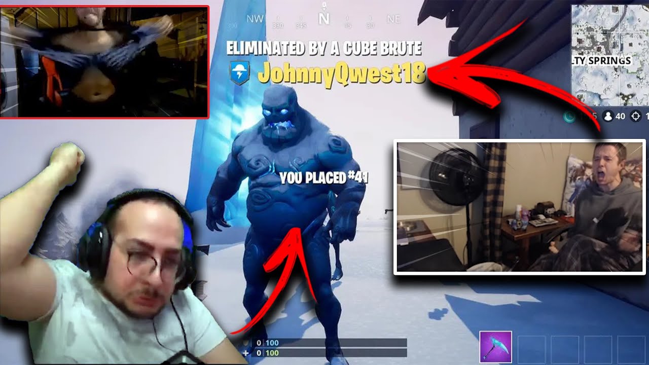 Reacting To Most Epic And Funny Fortnite Rages Ever - YouTube