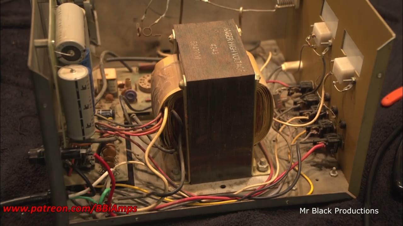 Eagle 750 Sweep Tube Amp Repair - YouTube