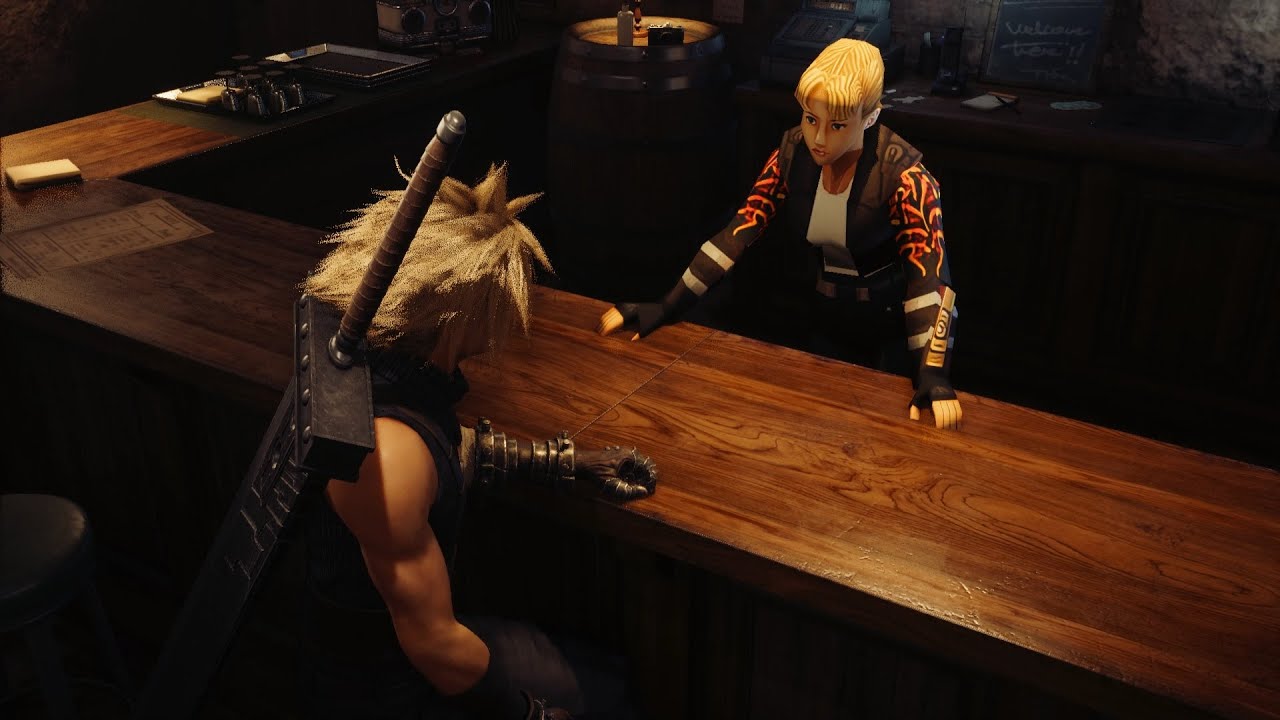 FINAL FANTASY VII REMAKE Elza Walker Mod - YouTube