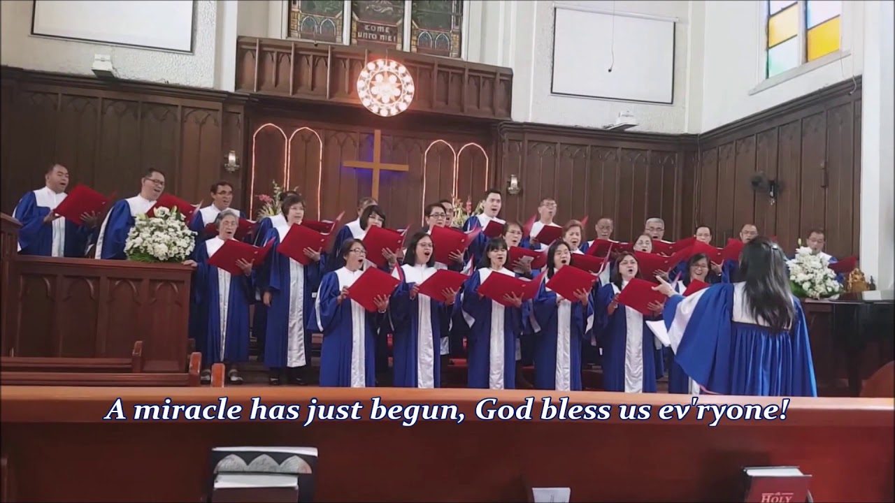 God Bless Us Everyone with lyrics - YouTube