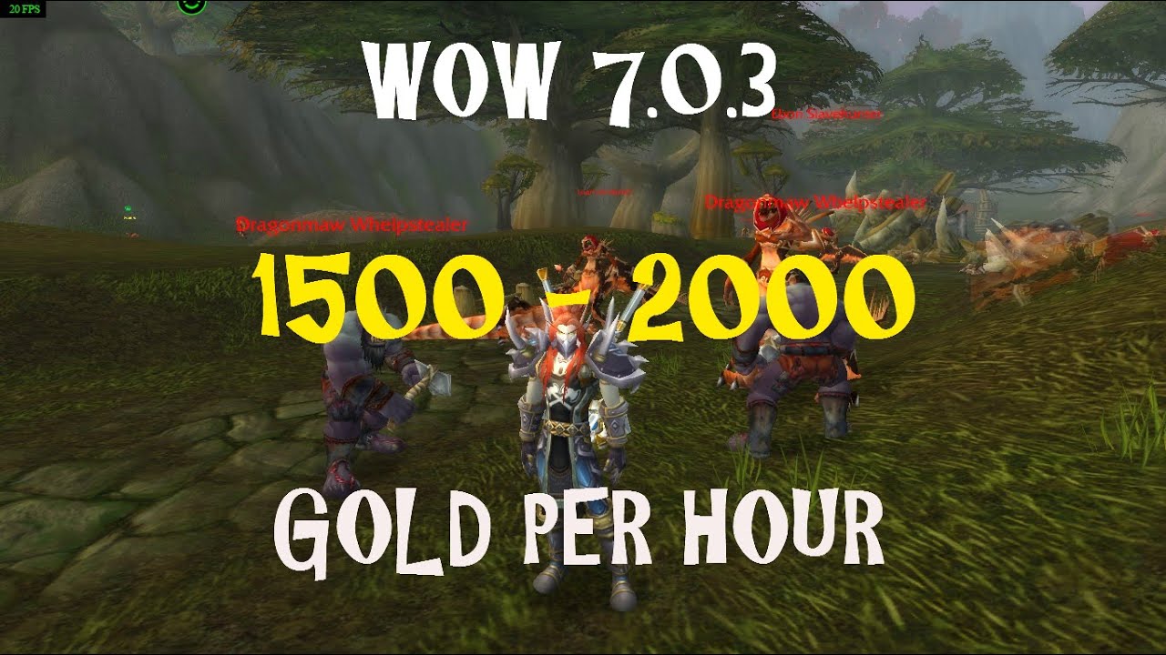 WoW Gold Farming 7.0.3 1500 - 3000 Gold Per Hour - Wool Cloth Farming ...