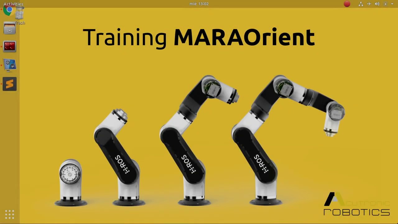 MARA robotic arm : Training MARAOrient using PPO2 through ROS2learn ...