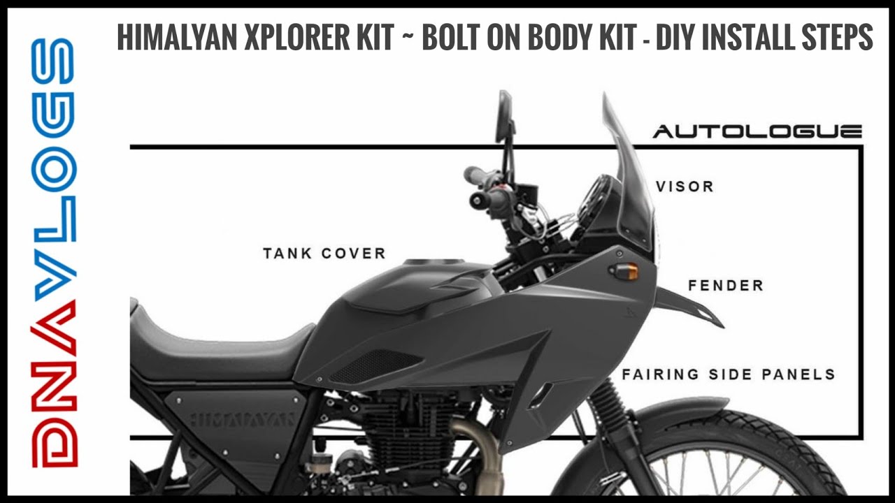 Royal Enfield Himalyan Mods | Xplorer Body Kit by Autologue Design ...