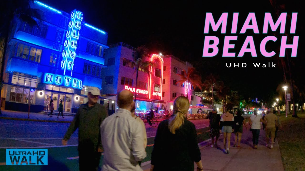 Miami Beach Walk 4k 🇺🇸 Walking tour of Miami Beach, Florida USA - YouTube
