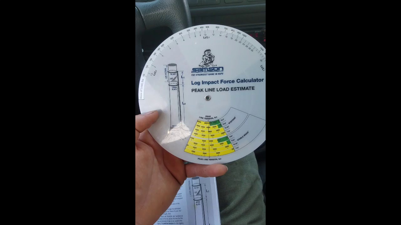 Samson Log Impact Force Calculator - YouTube