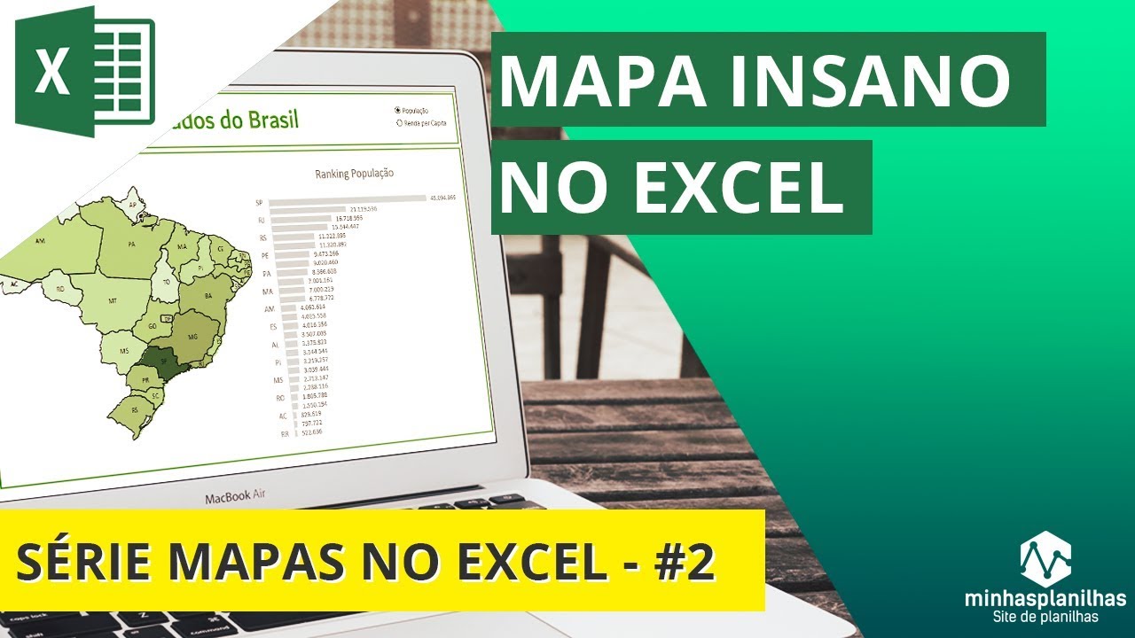 Mapa Insano no Excel - #2 - Série Como criar Mapa no Excel - YouTube