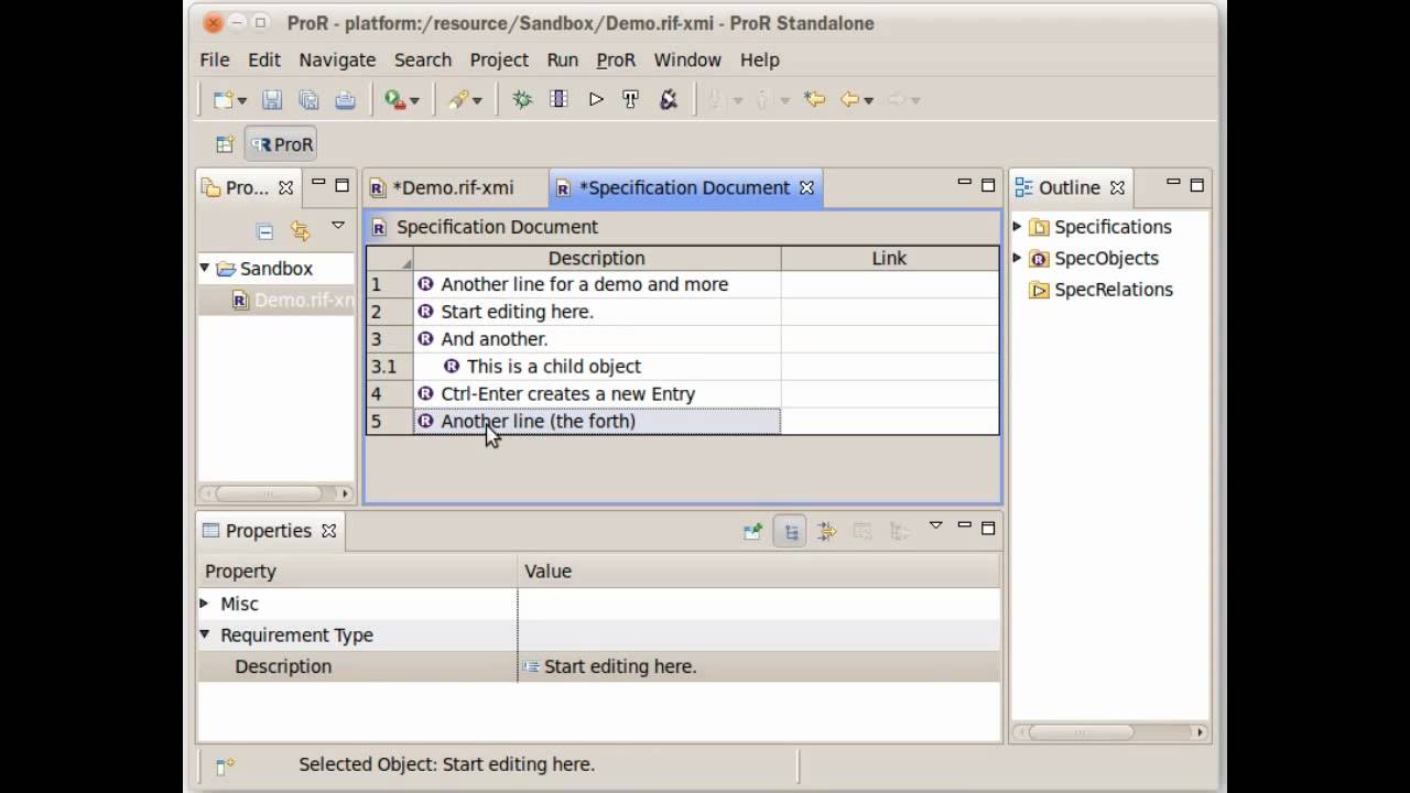 Pror Tutorial Screencast Ui Introduction Youtube