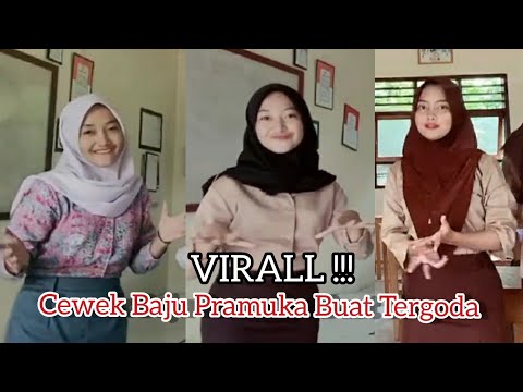 Tiktok Cewek Baju Pramuka Berjilbab Hitam + Virall || Terbaru