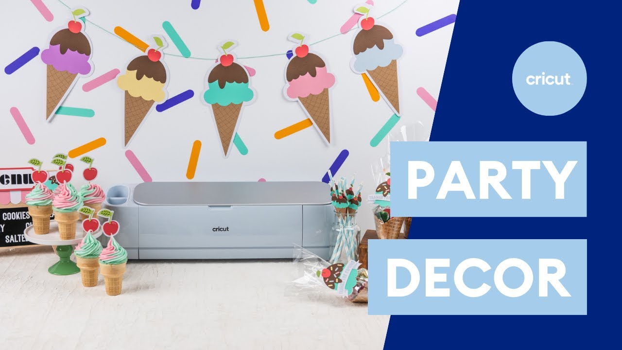 How to make party décor with the Cricut Maker 3 - YouTube
