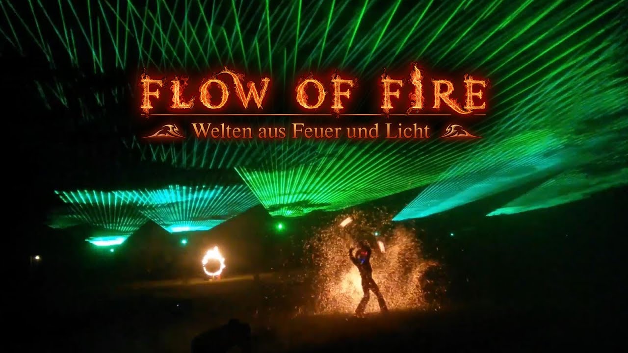 Flow of Fire - Laser, Feuerwerk & Kohlefunken - YouTube