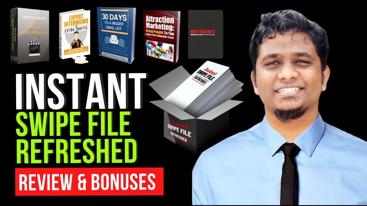 Instant Swipe File Refreshed Review Bonuses By Matt Bacak Get 5 603